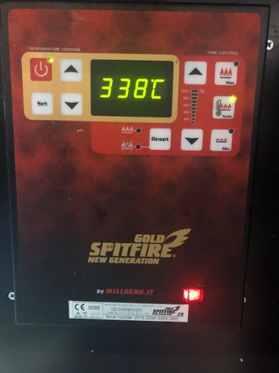 Oven Control Panel | Kuma Forni Australia Rotating Pizza Ovens